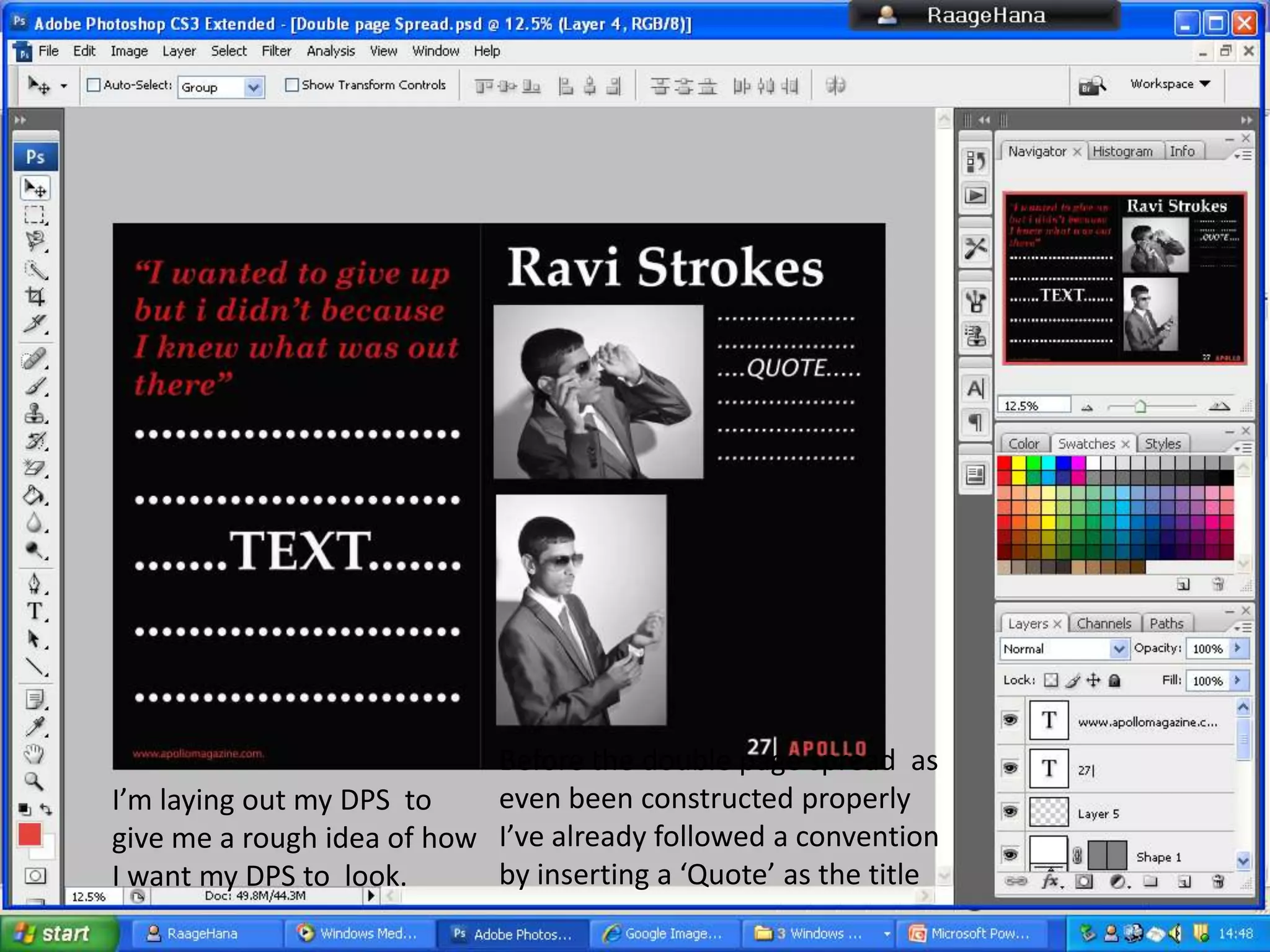 History of Double Page Spread on Photoshop | PPTX