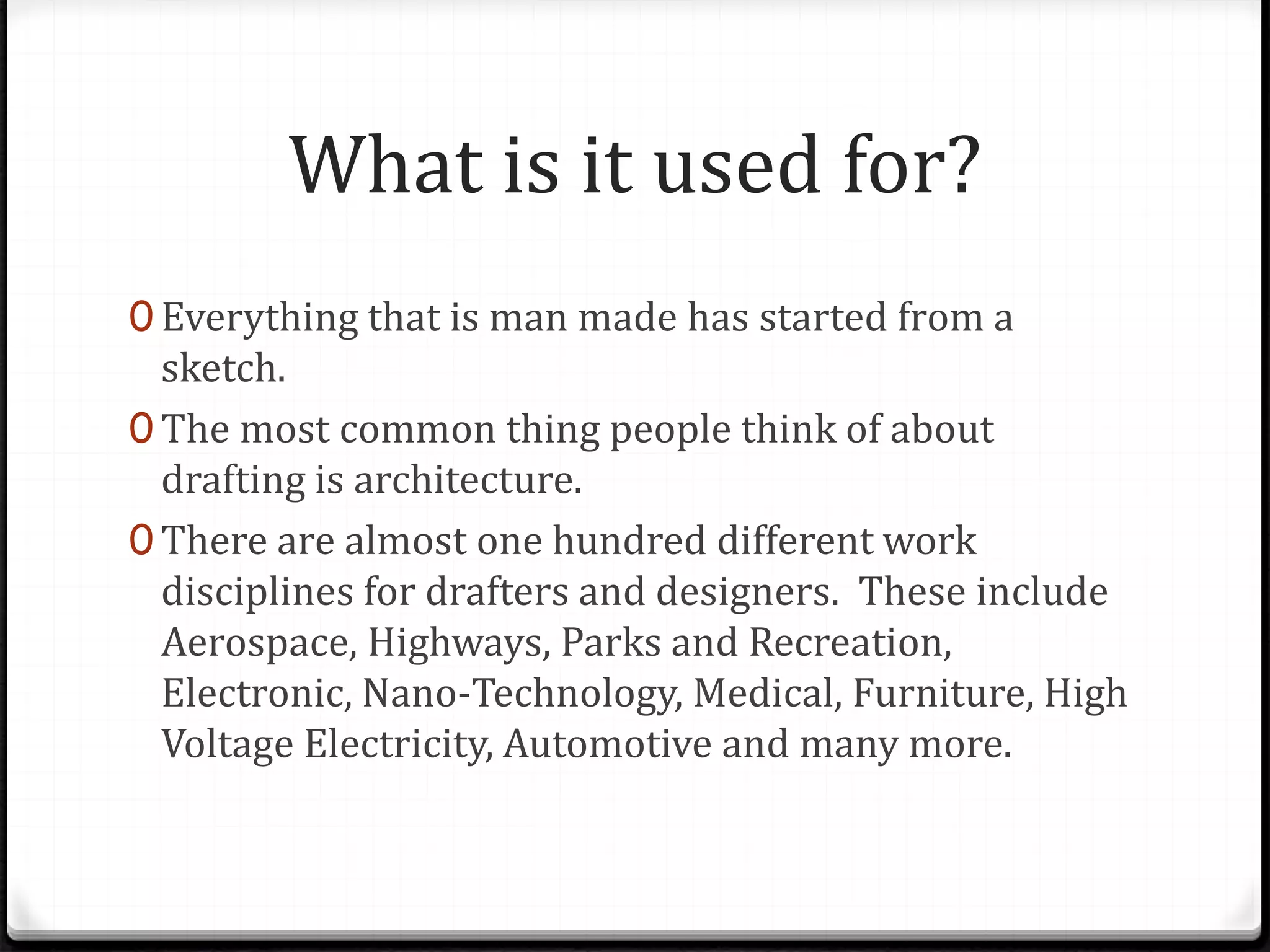 History of drafting | PPTX