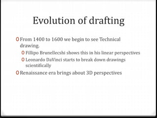 History of drafting | PPTX
