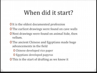 History of drafting | PPTX