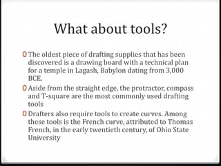 History of drafting | PPTX