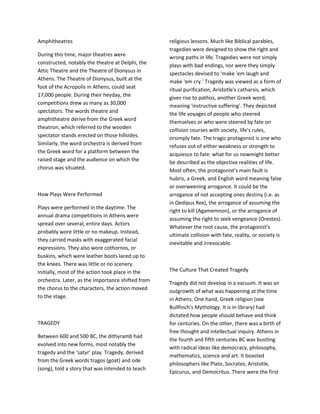 History of drama | DOCX