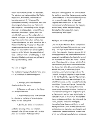 History of drama | DOCX