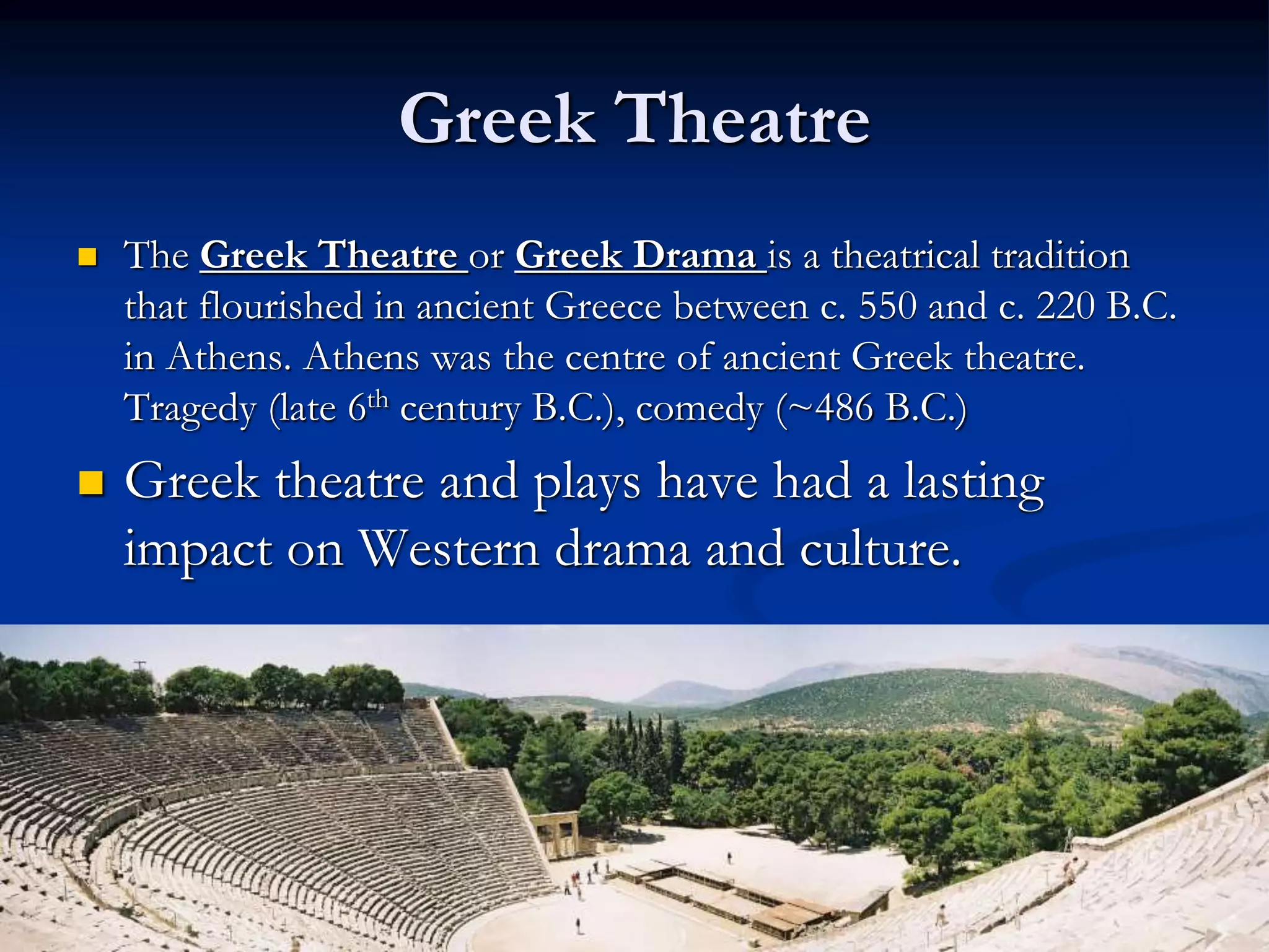 History of Drama | PPT