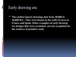 history of drawing grade 10 -11 students | PPT
