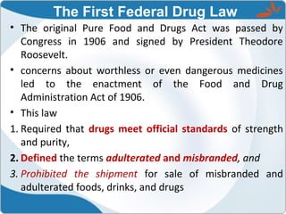 Historical aspects of drug approval process | PPT