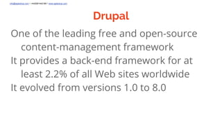History of Drupal | PPTX