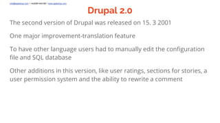 History of Drupal | PPTX