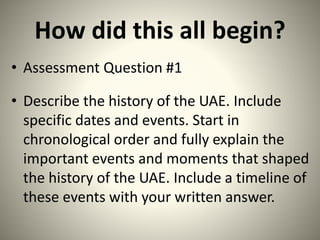 History of Dubai - Timeline | PPTX