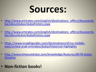 History of Dubai - Timeline | PPTX