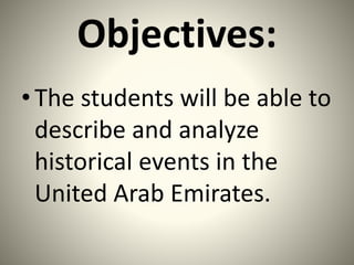 History of dubai timeline | PPTX
