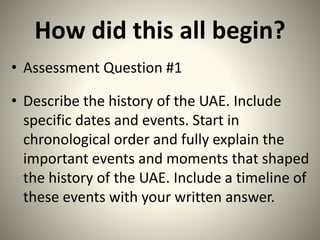 History of dubai timeline | PPTX