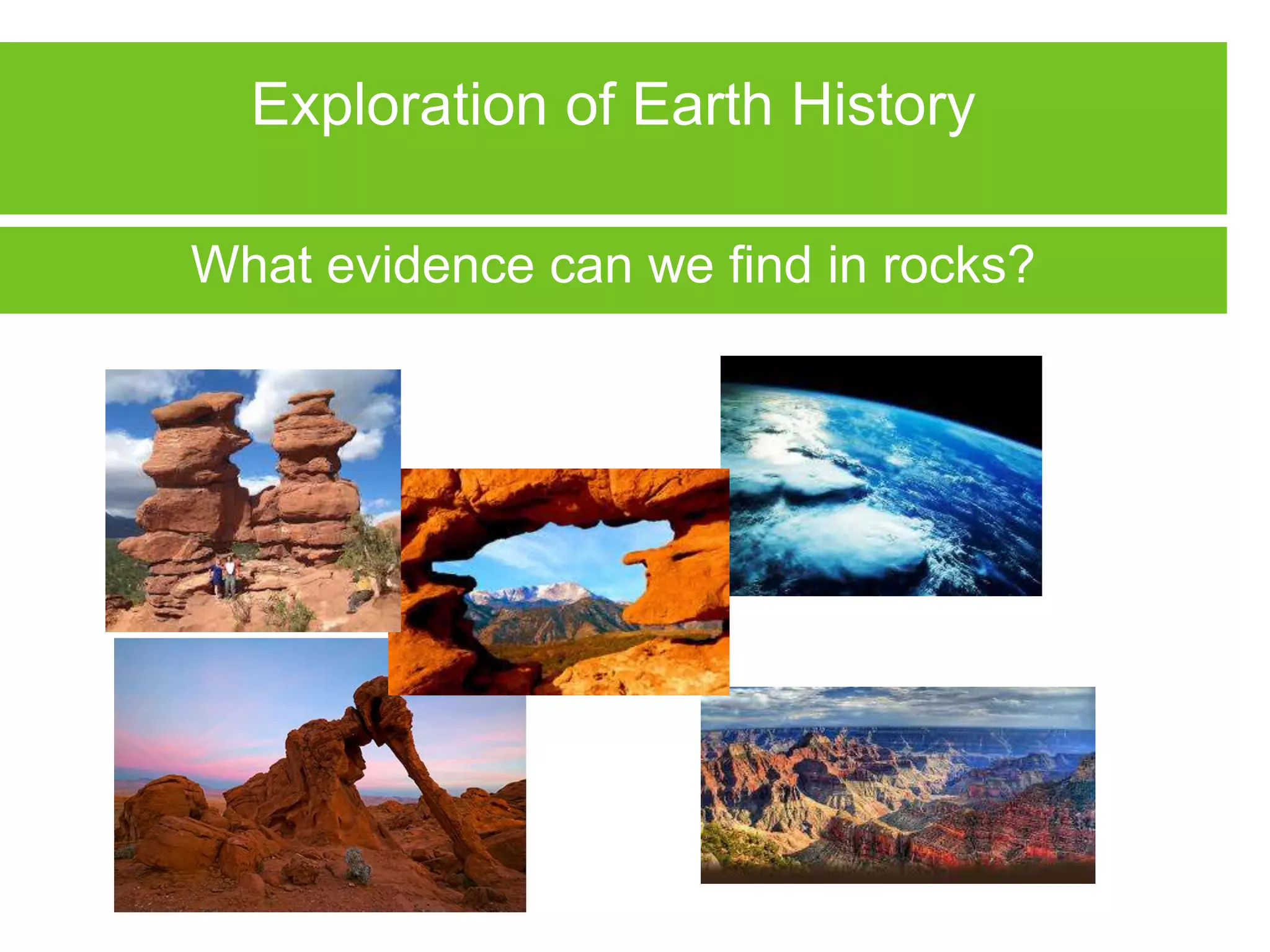 History of Earth: using Fossils and Rock Layers to tell the story | PPT