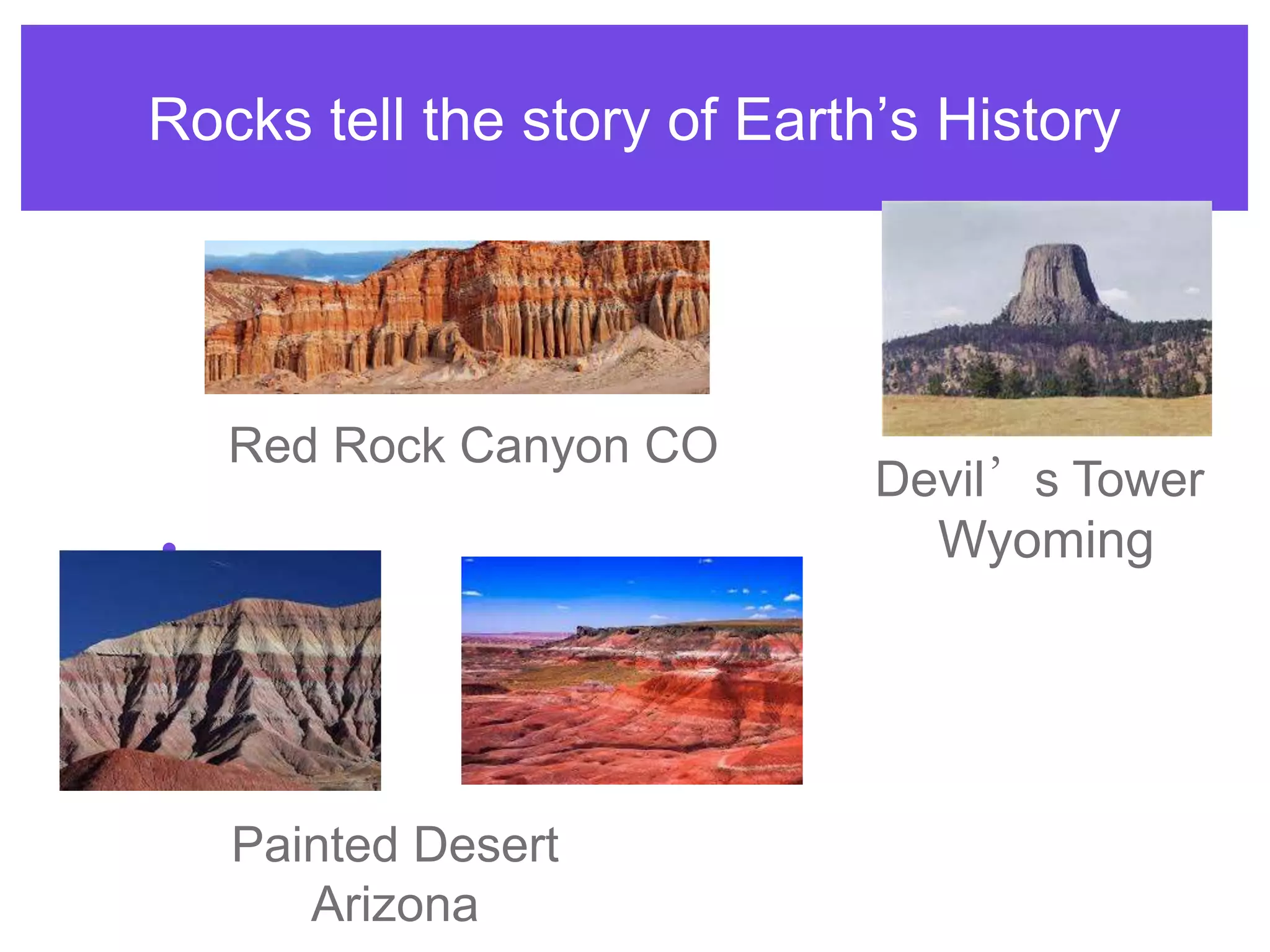 History of Earth: using Fossils and Rock Layers to tell the story | PPT