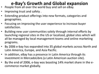 History of e bay in china | PPTX | Internet | Computing