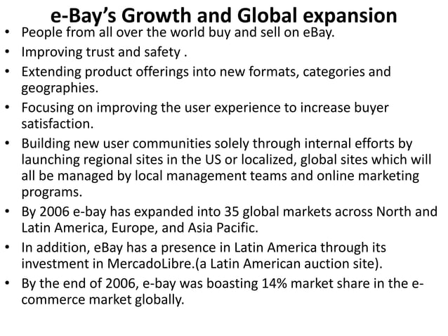 History of e bay in china | PPTX | Internet | Computing