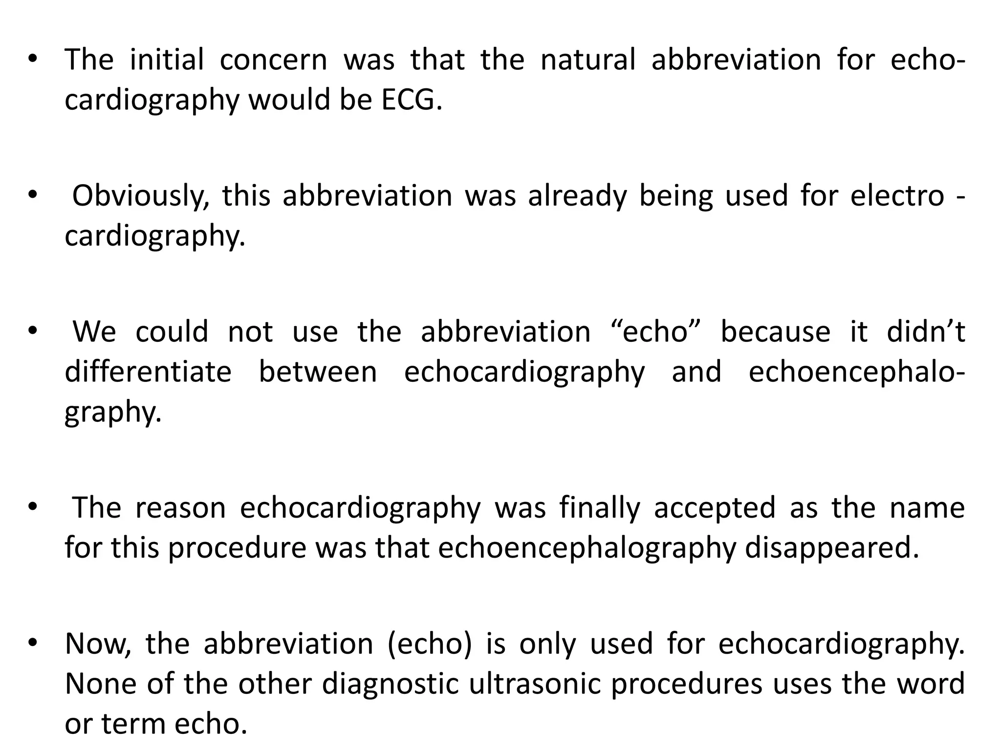 History of echocardiography | PPTX