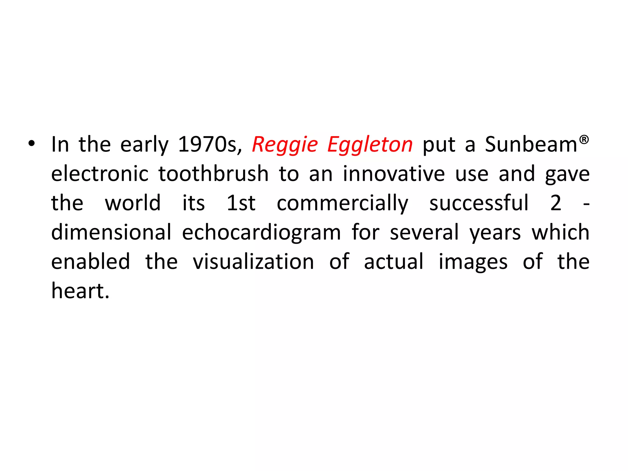 History of echocardiography | PPTX