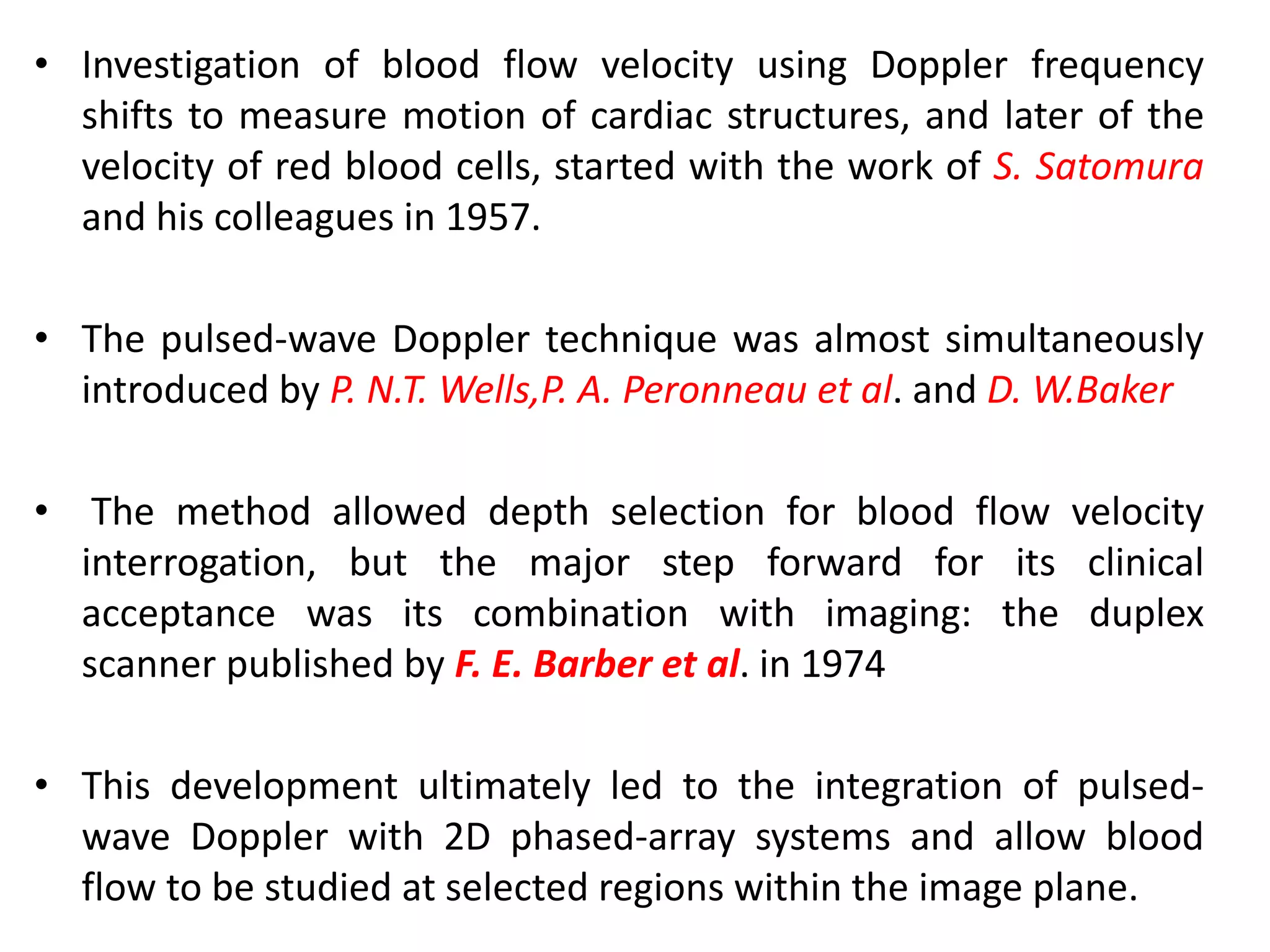 History of echocardiography | PPTX