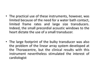 History of echocardiography | PPTX