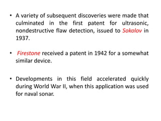 History of echocardiography | PPTX