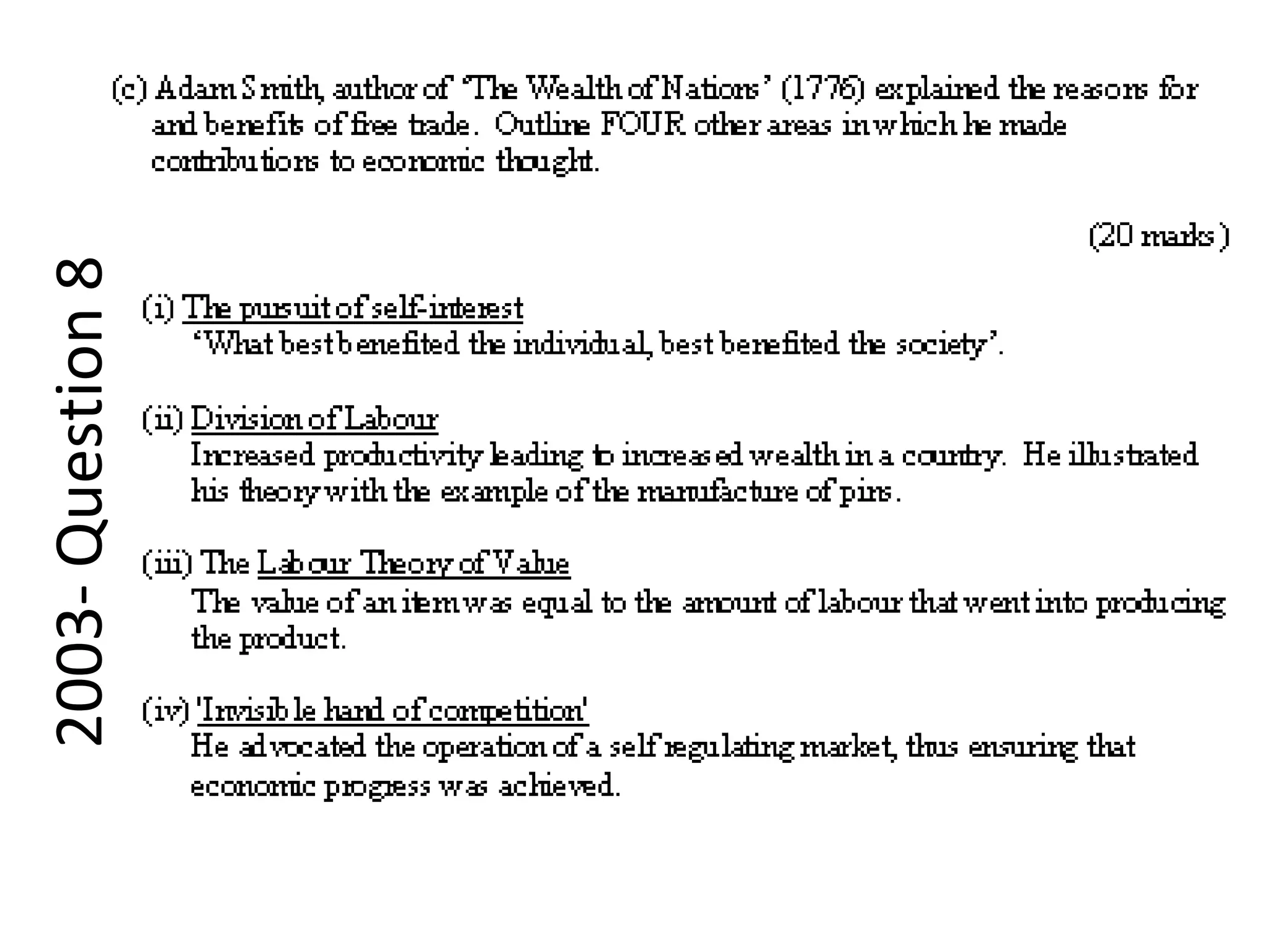 History of economic thought | PPT