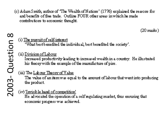 History of economic thought | PPT | Personal Taxes | Personal Finance