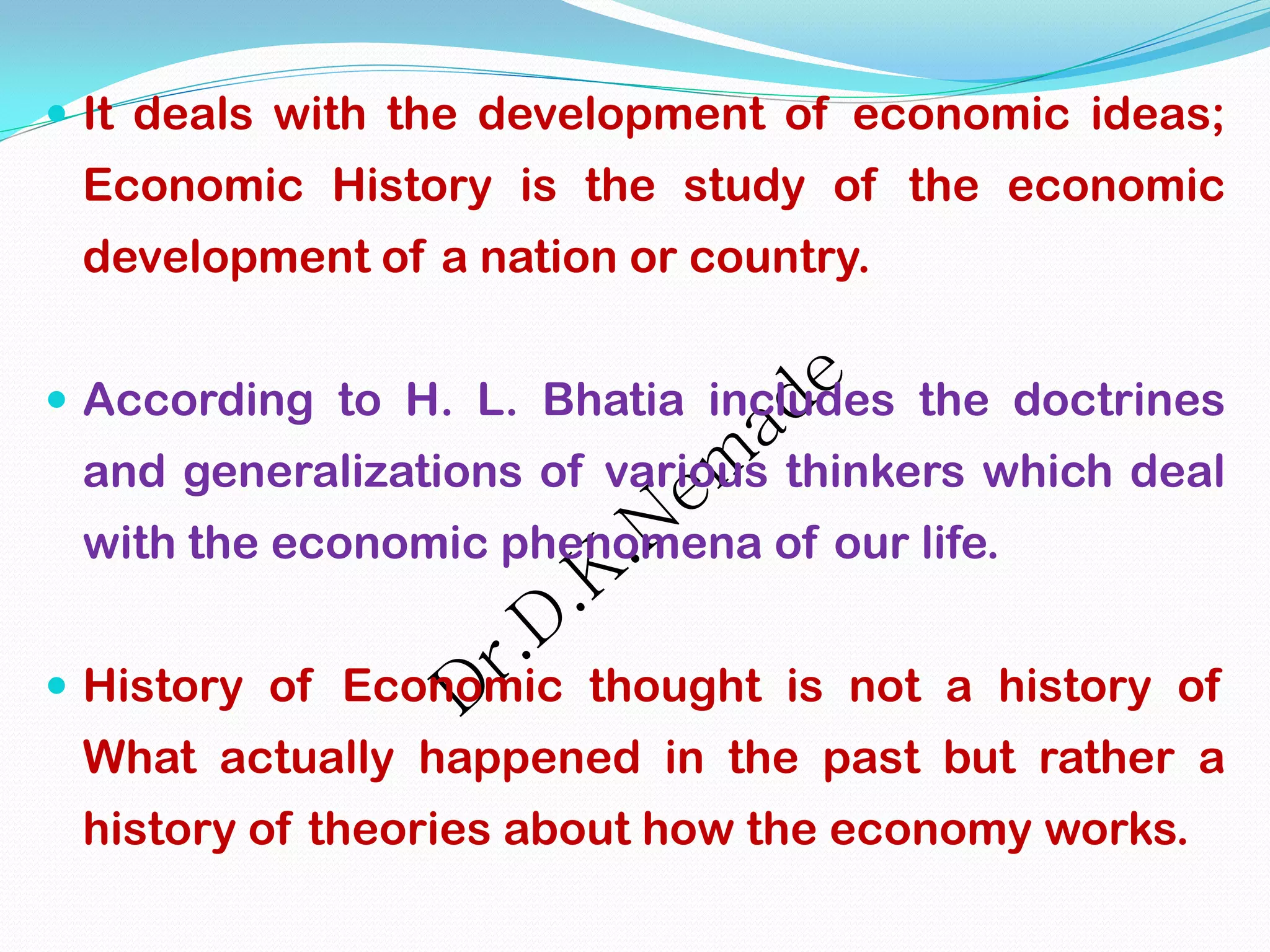 History of economic thought | PDF