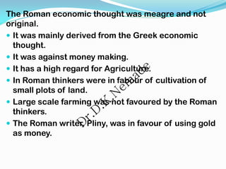History of economic thought | PDF