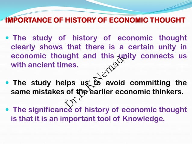 History of economic thought | PDF