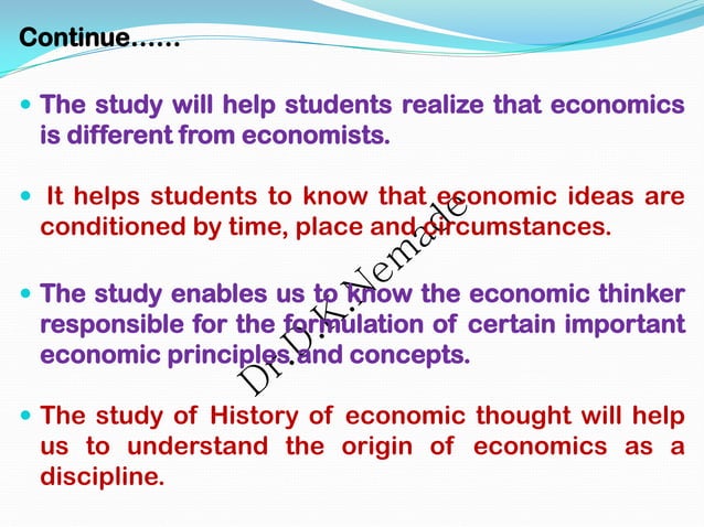 History of economic thought | PDF