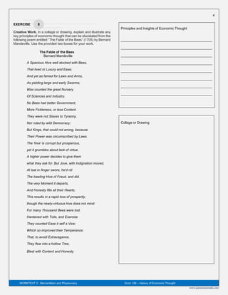 History of Economic Thought Worktext | PDF