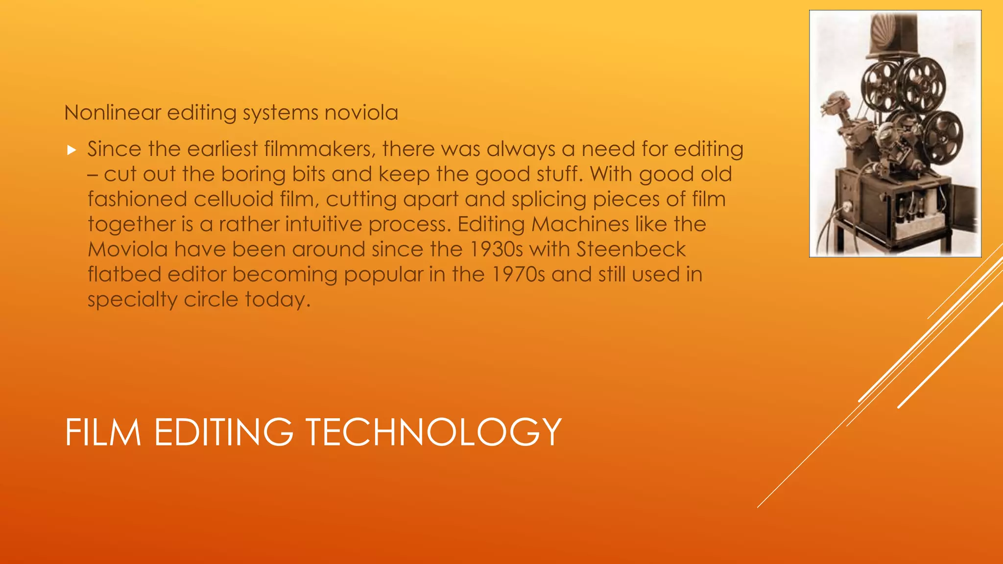 History of editing | PPTX