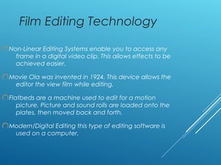 History of editing | ODP