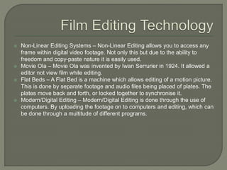 History of editing | PPTX