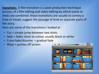History of editing and editing techniques | PPT