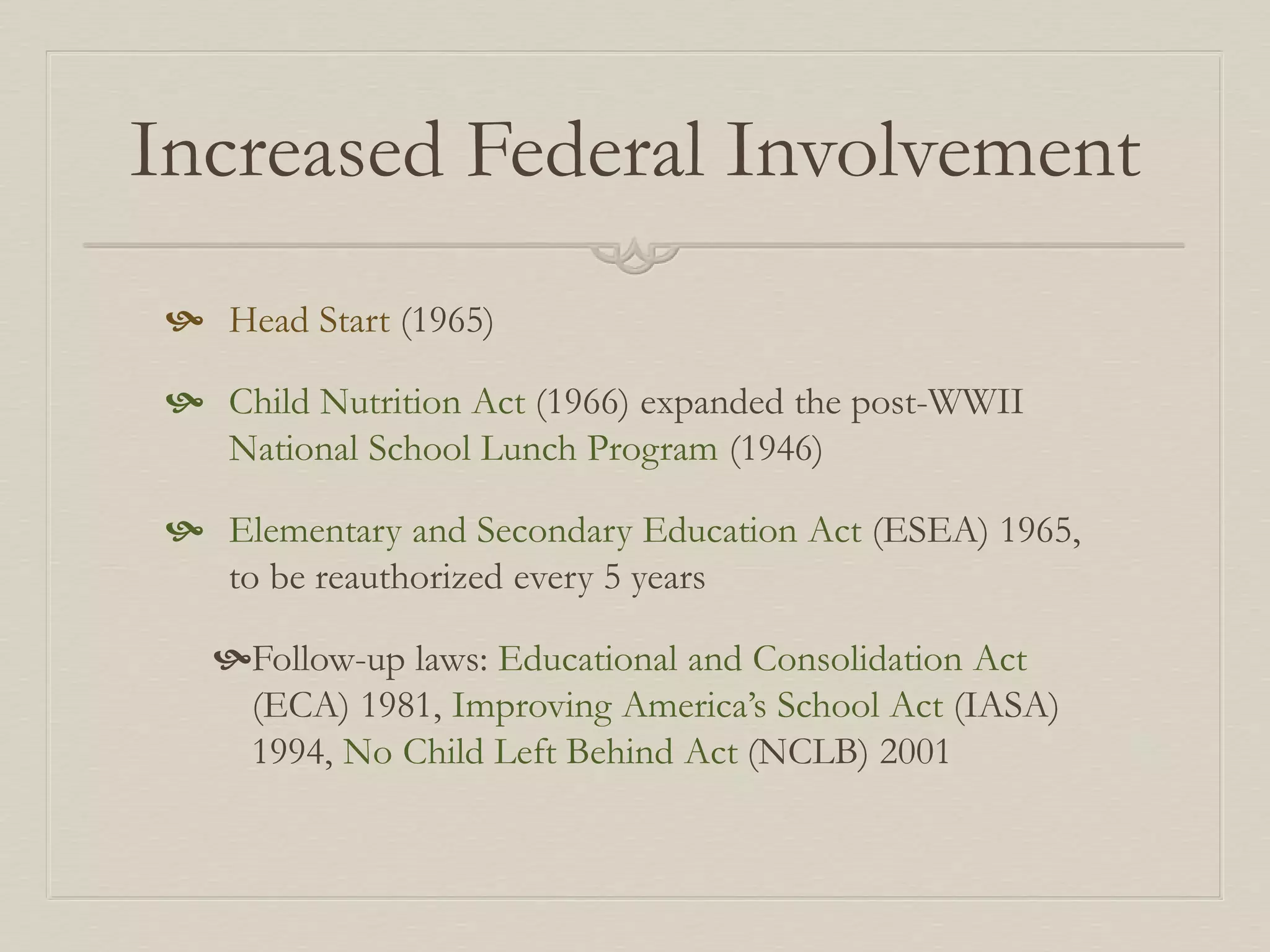 History of American Education Reform | PPTX