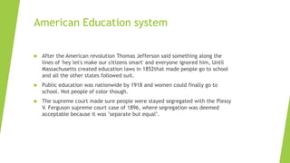 History of education summary | PPTX