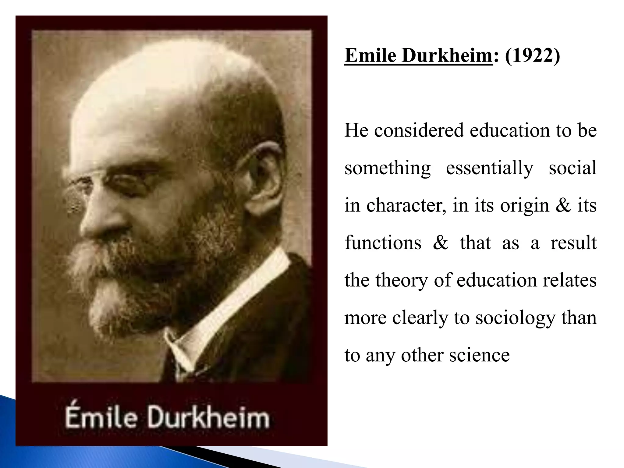 History of educational sociology | PPTX