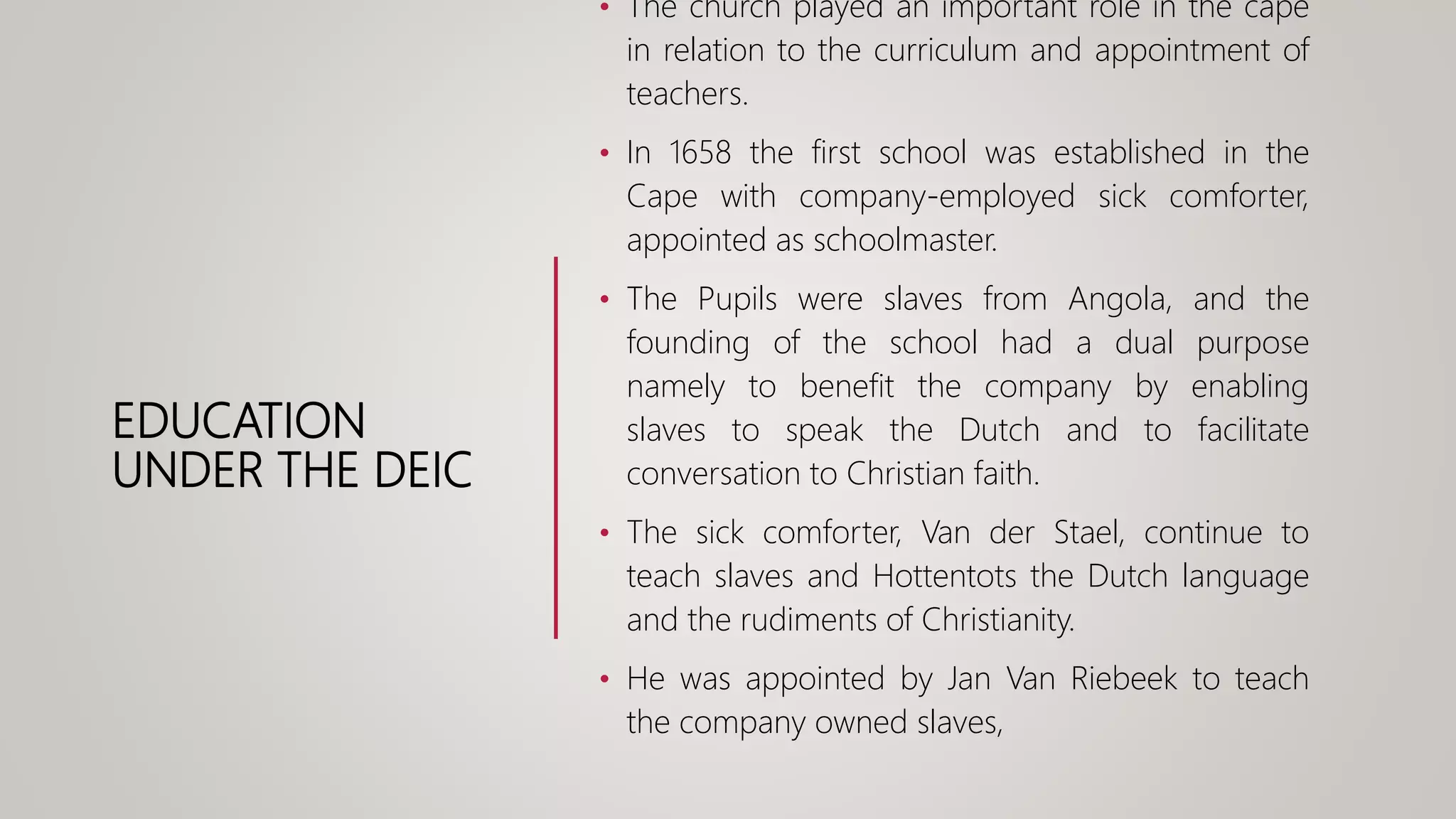 History of education in south africa | PPTX
