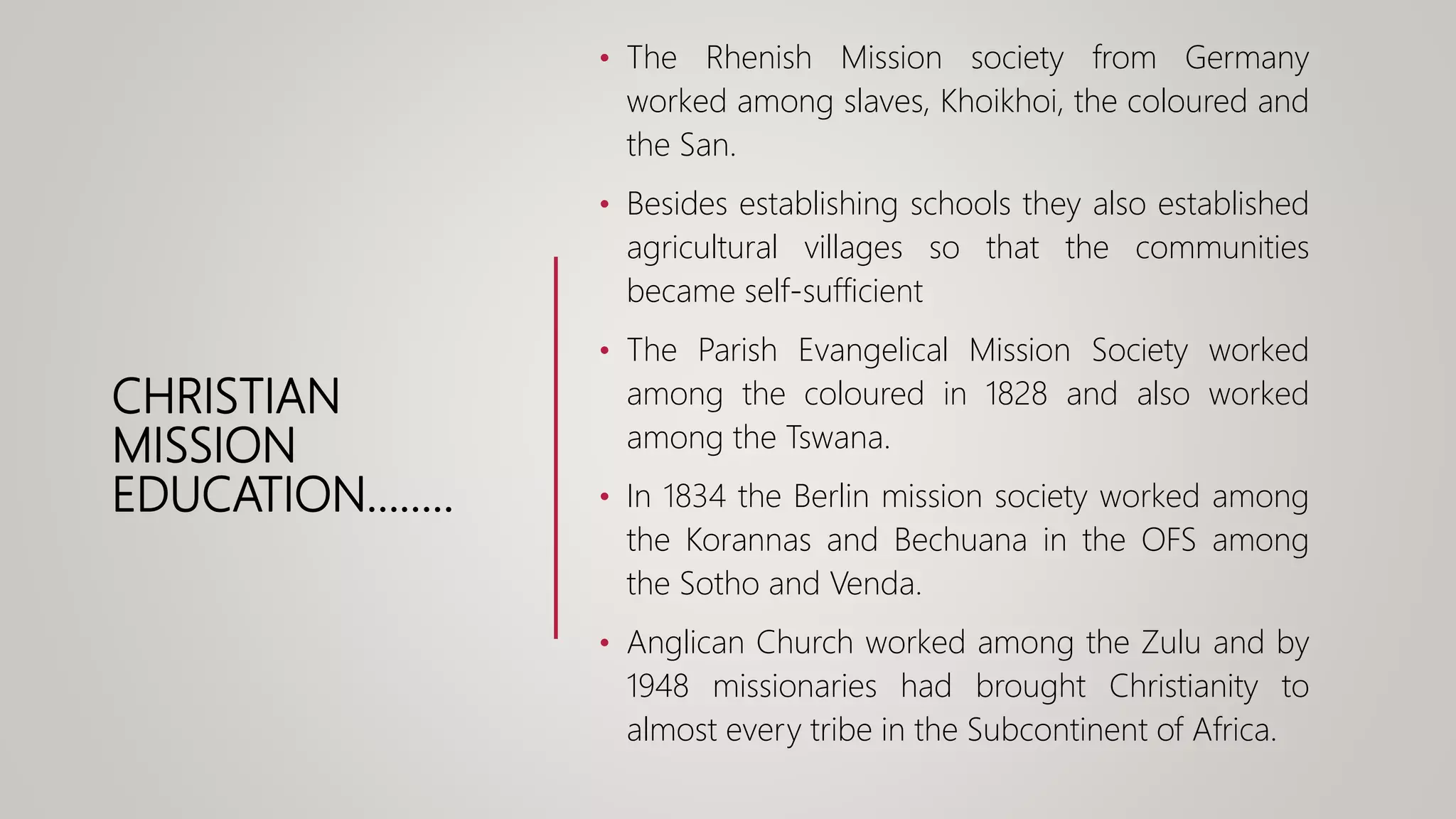 History of education in south africa | PPTX