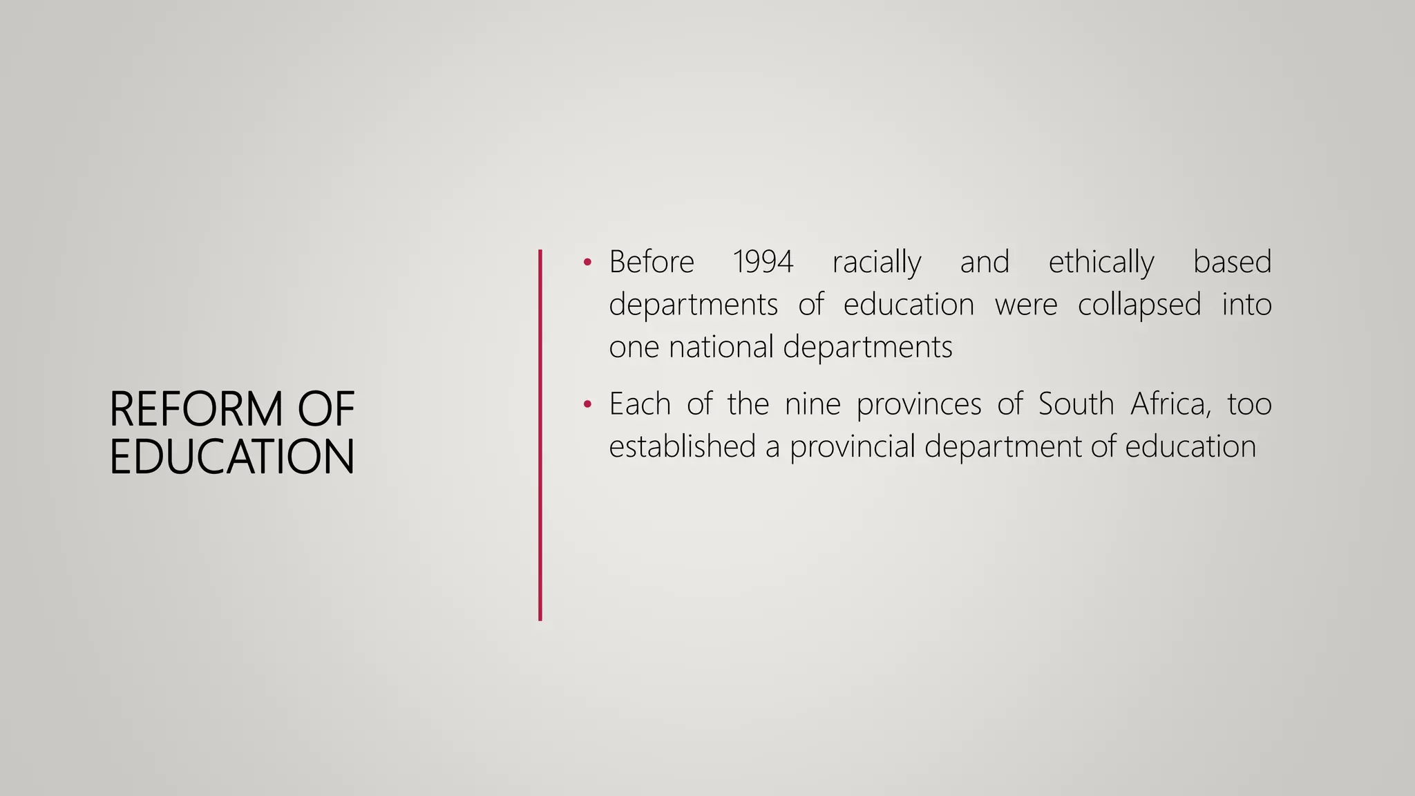 History of education in south africa | PPTX