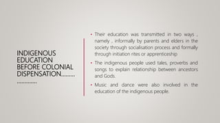 History of education in south africa | PPTX