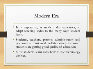 History of education ppt | PPTX