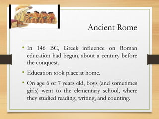 History of education ppt | PPTX