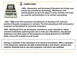 TP # 1_History of Education Technology | PPT