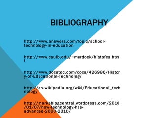 History of education technology | PPT