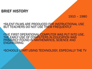 History of education technology | PPT