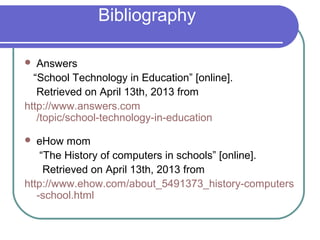 History of education_technology | PPT