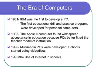 History of education_technology | PPT